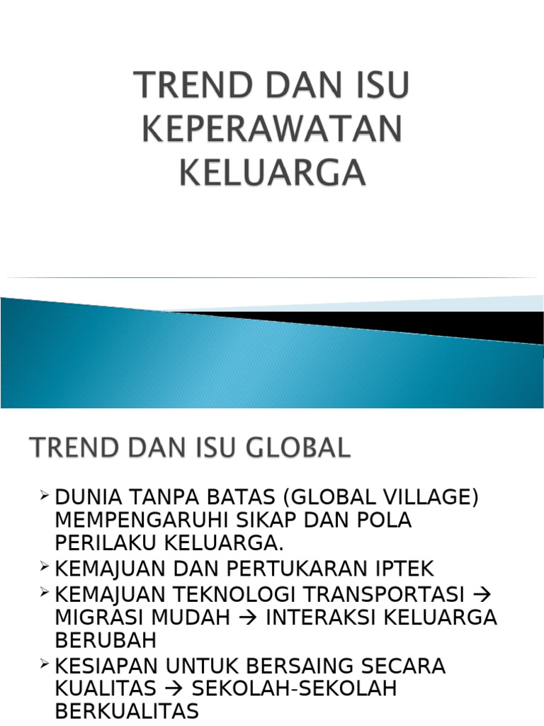 Trend Dan Issu Kep Keluarga | PDF