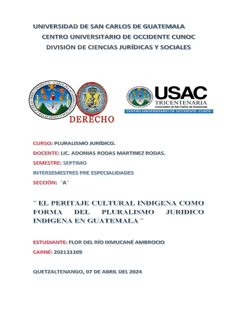Ensayo Peritaje Cultural en Guatemala - Compressed | PDF