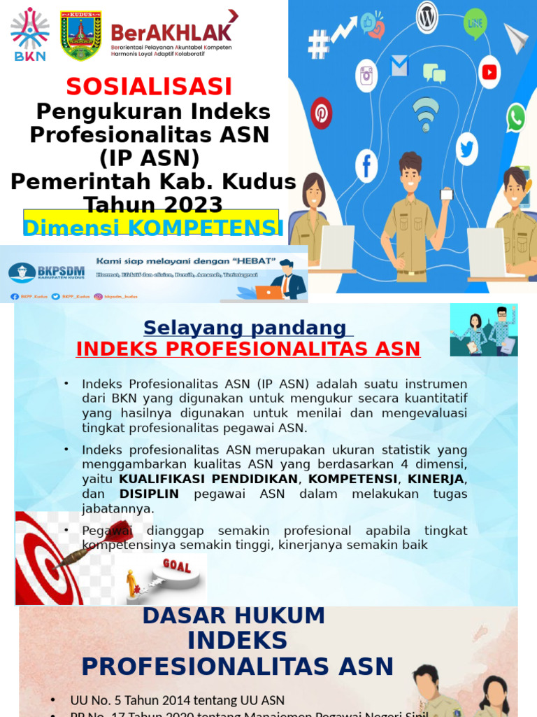Sosialisasi IP ASN 2023 KOMPETENSI | PDF
