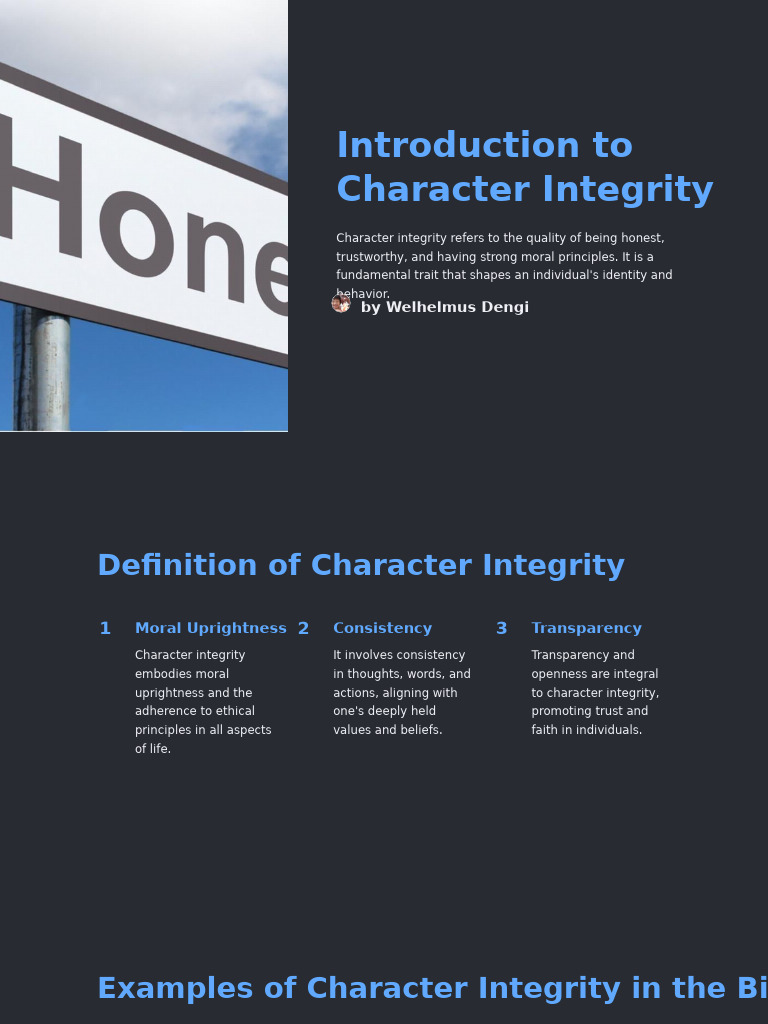 Introduction-to-Character-Integrity | PDF
