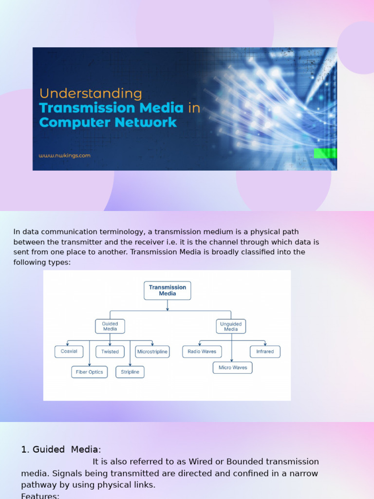 Transmission Media | PDF