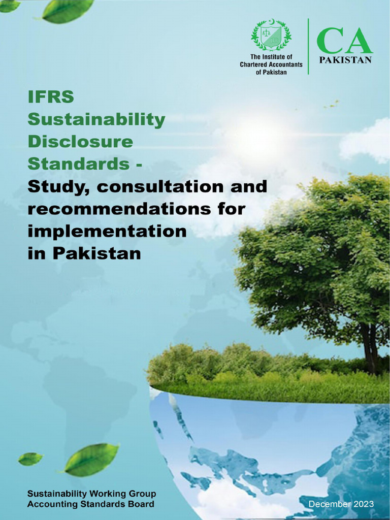 IFRS SDSs - Study, consultation and recommendations for implementation in Pakistan | PDF