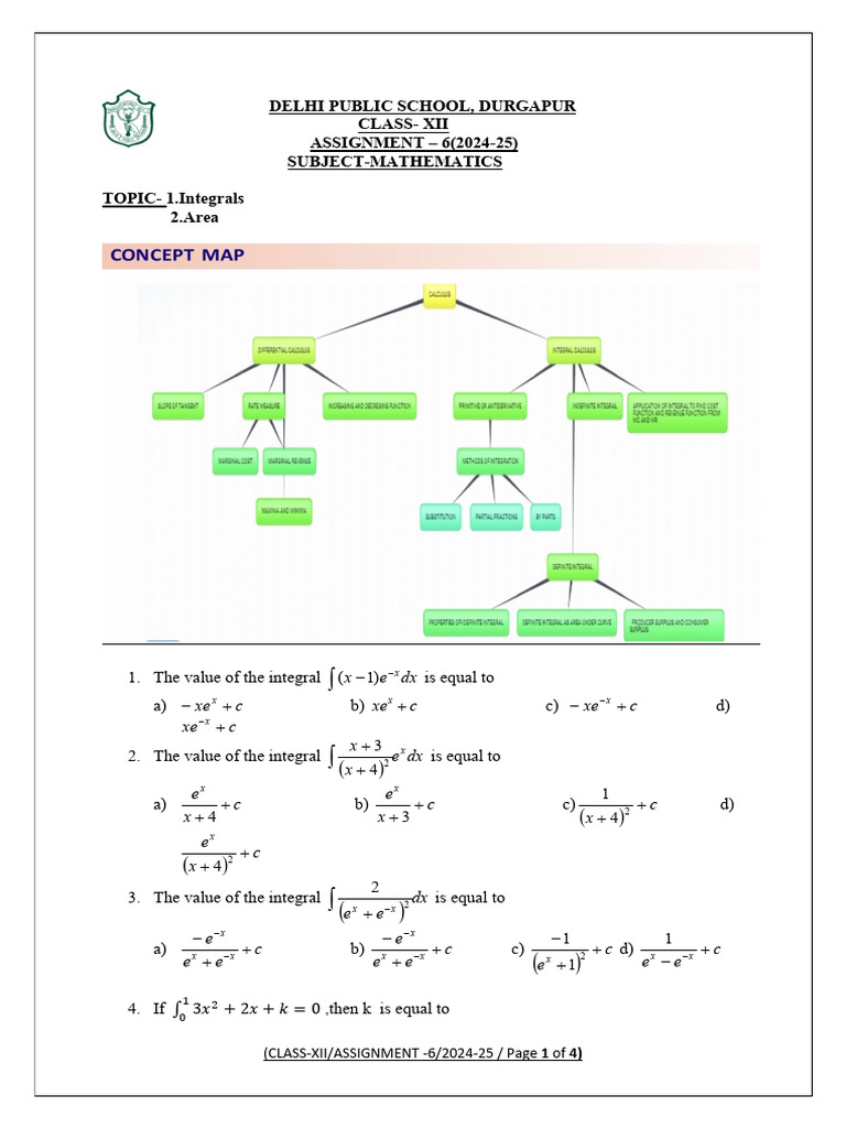 Class 12 SCI Assignment 6 2024-25 | PDF