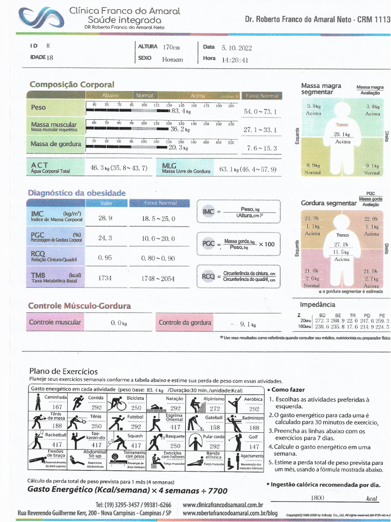 Bioimpedancia 06-10 | PDF