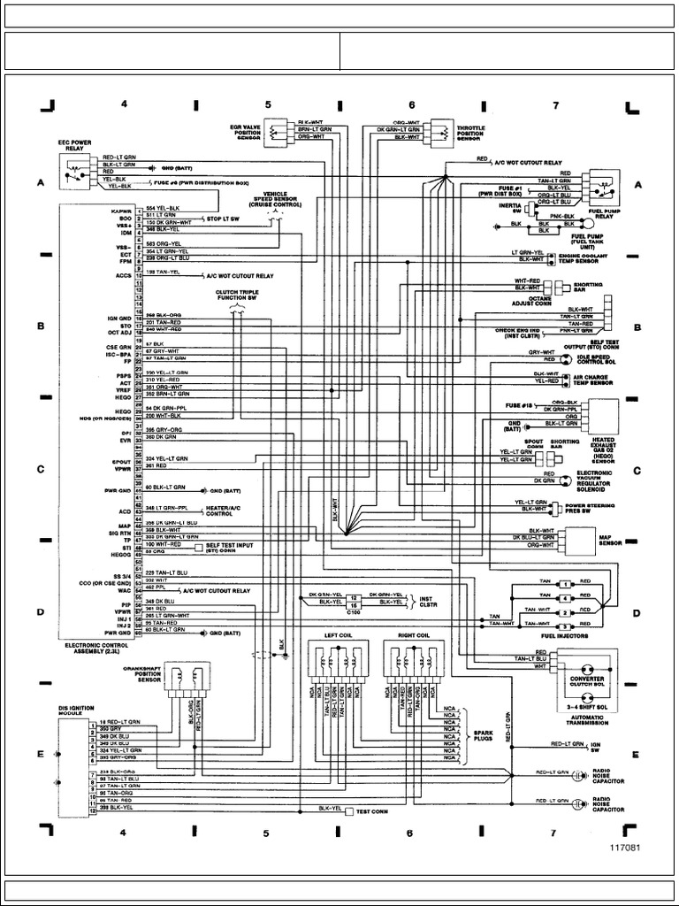 Fig. 2 - Computer Engine Control DIAGRAMAS FORD RANGER 1989 - 1992 | PDF