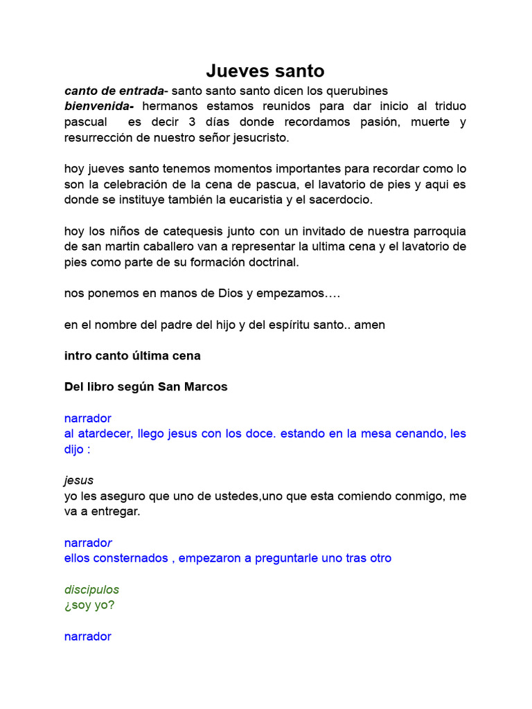 Jueves Santo | PDF