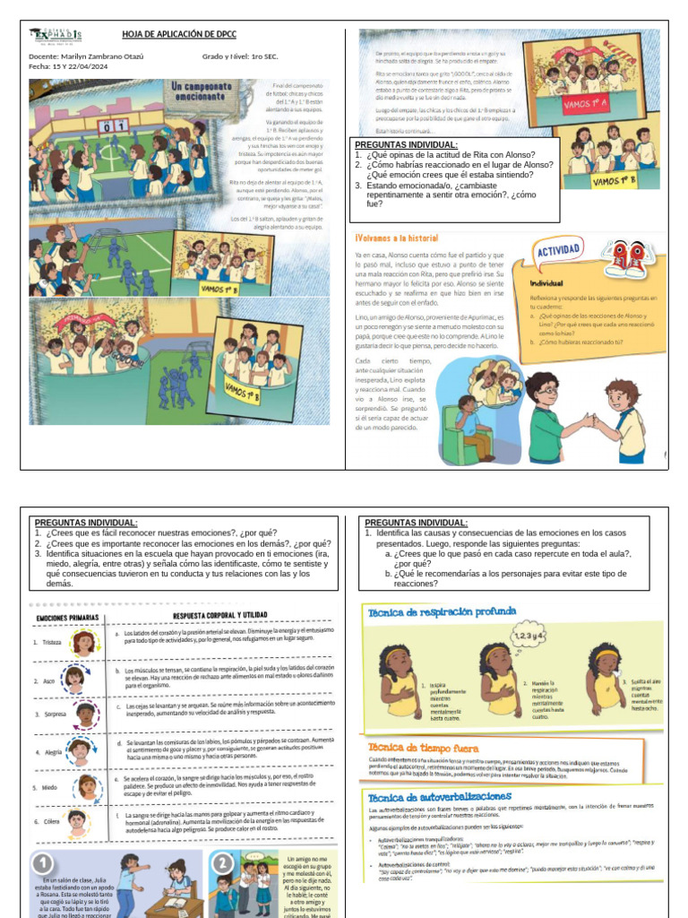 DPCC - 1ro Sec. | PDF
