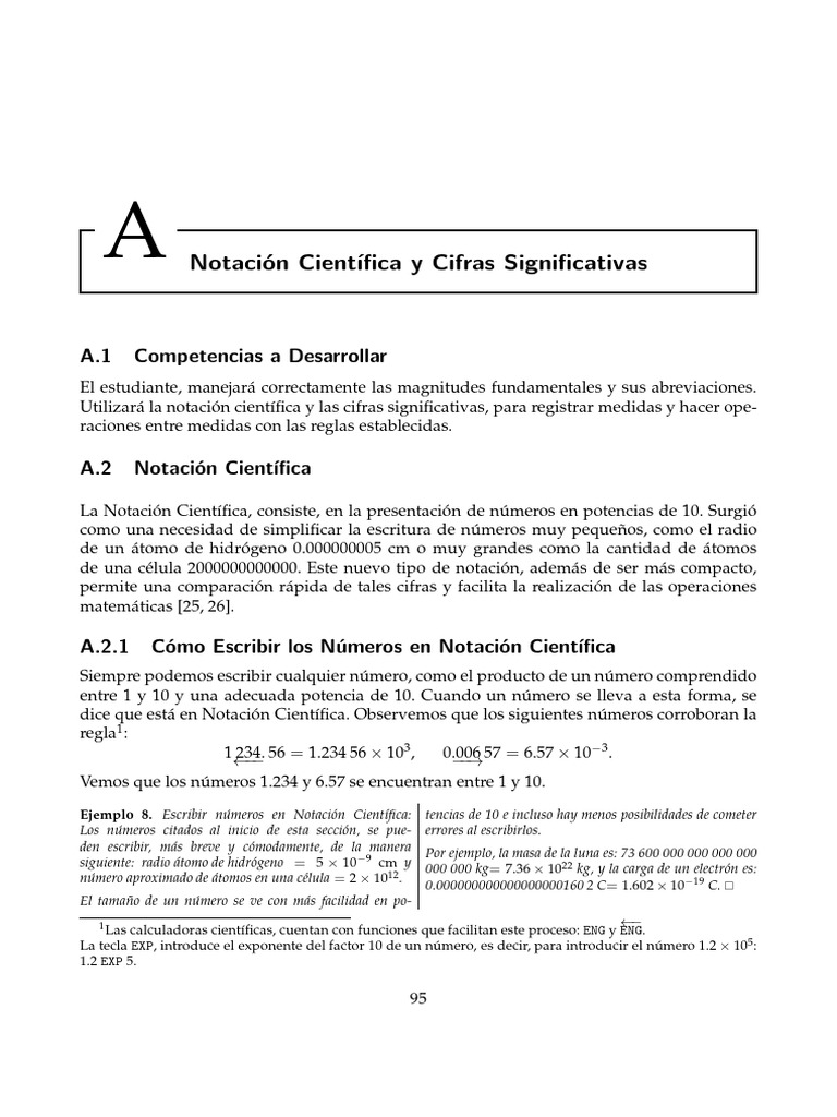 Notación Científica y Cifras Significativas | PDF