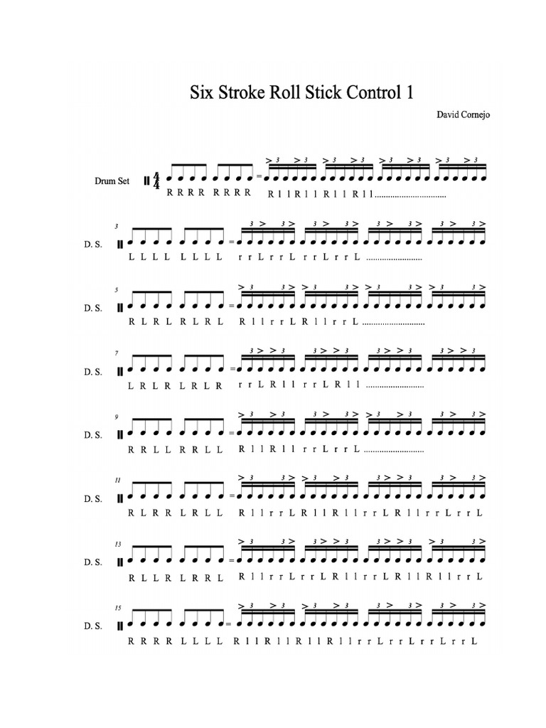Six Stroke Roll | PDF