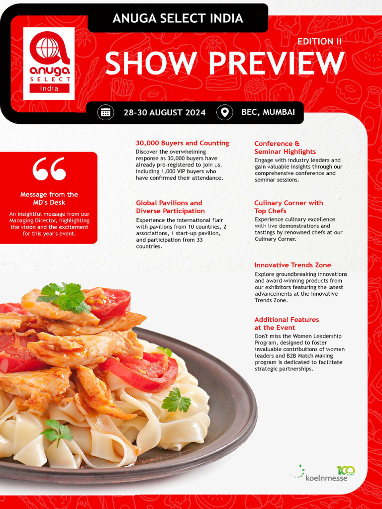 Anuga Food Select India Preview | PDF