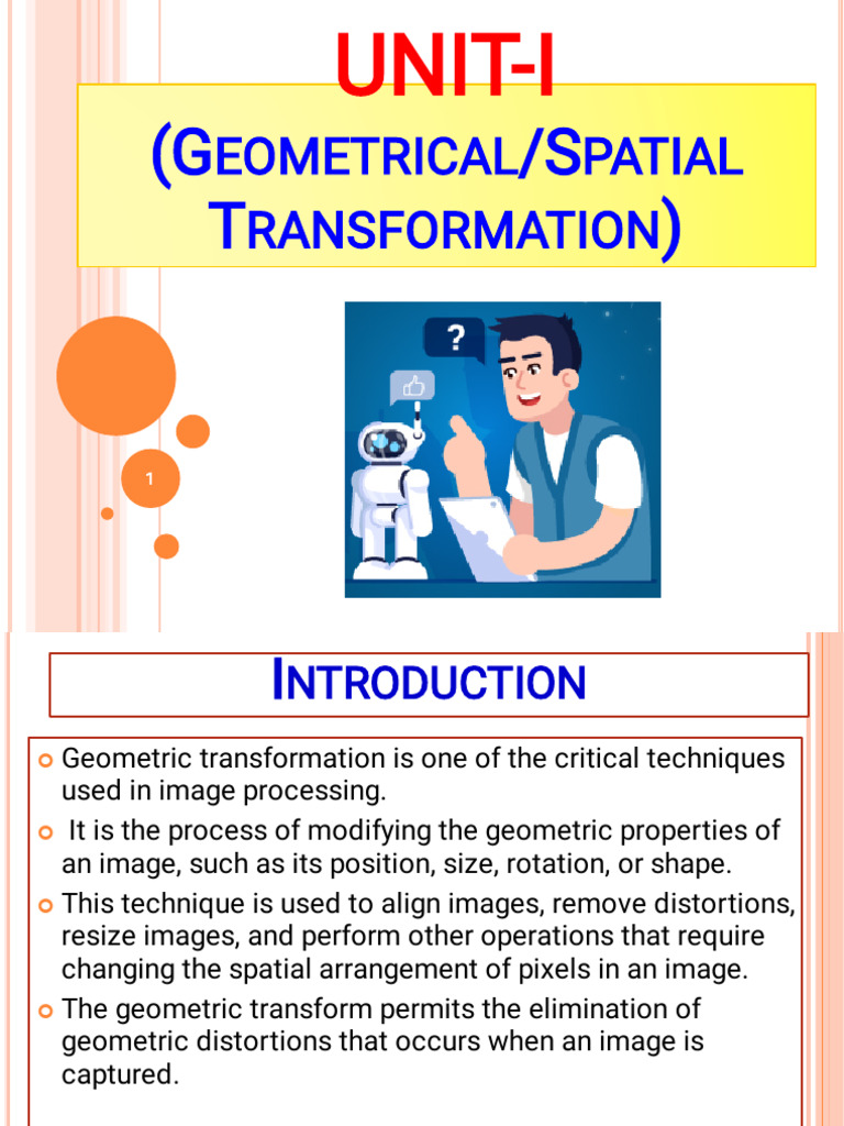 Geometric Spatial Transfermations | PDF