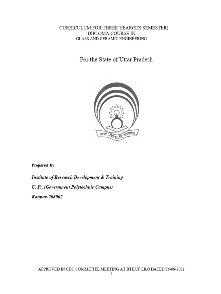 319-Glass and Ceramic Engineering | PDF