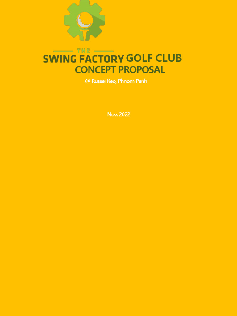 Draft Concept Approach For The Swing Factory Golf Club CACPM 20221121 ...