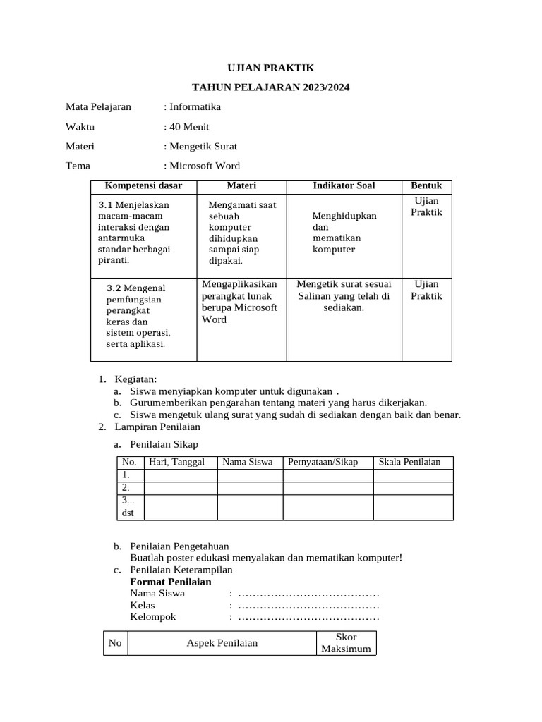 Uprak Informatika 2024 | PDF