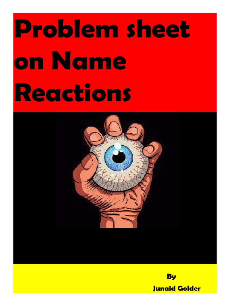Name Reaction - Assignment Sheet - For Revision Classes | PDF