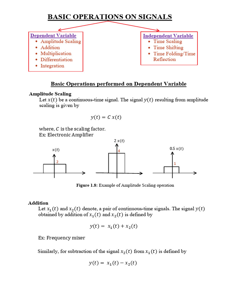 Module 1 - Basic Operation Performed On Dependent Variables | PDF ...