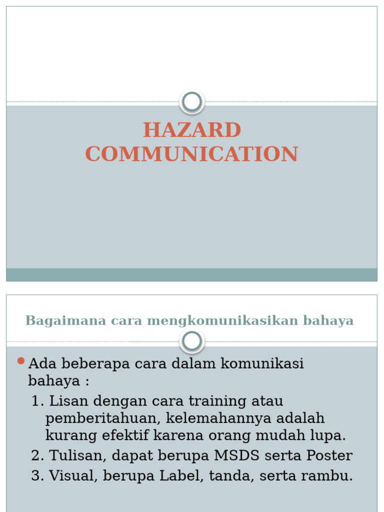 Hazcom | PDF
