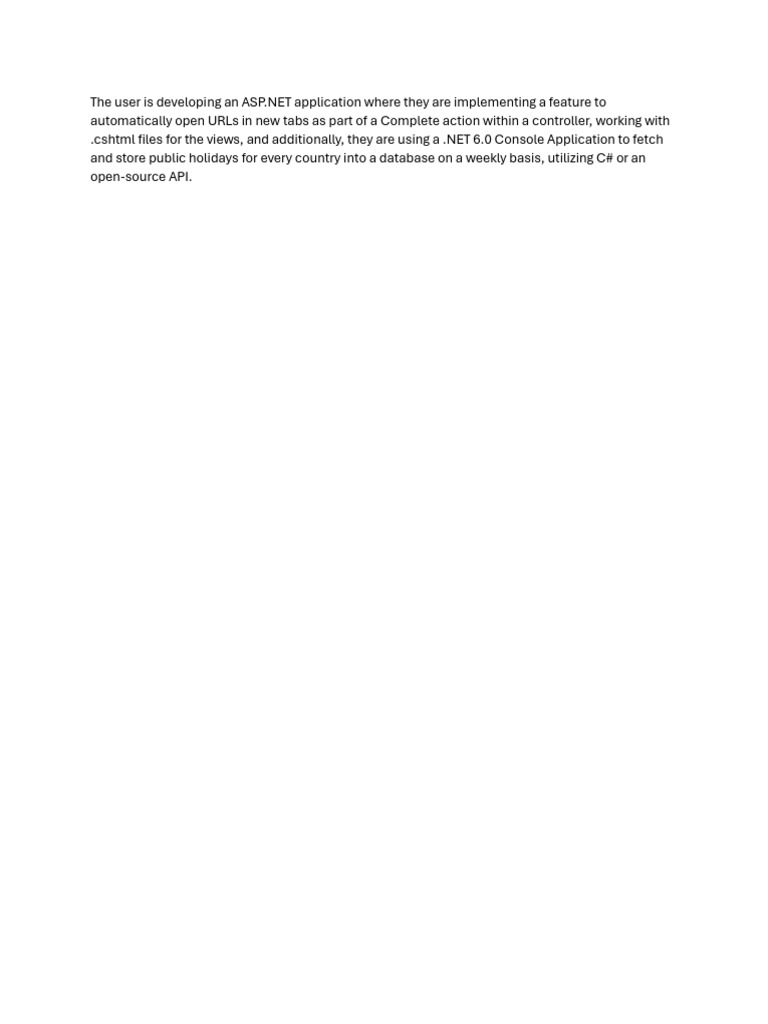The User Is Developing An ASP | PDF The User Is Developing An ASP | PDF