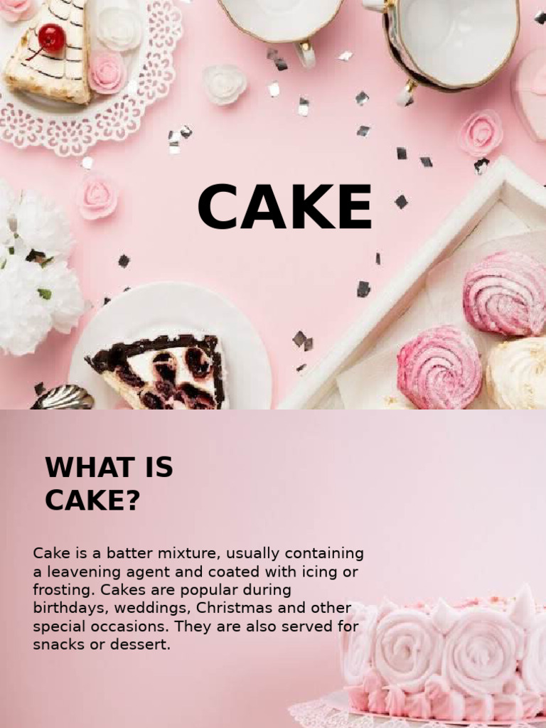 Group 1 Cakes | PDF