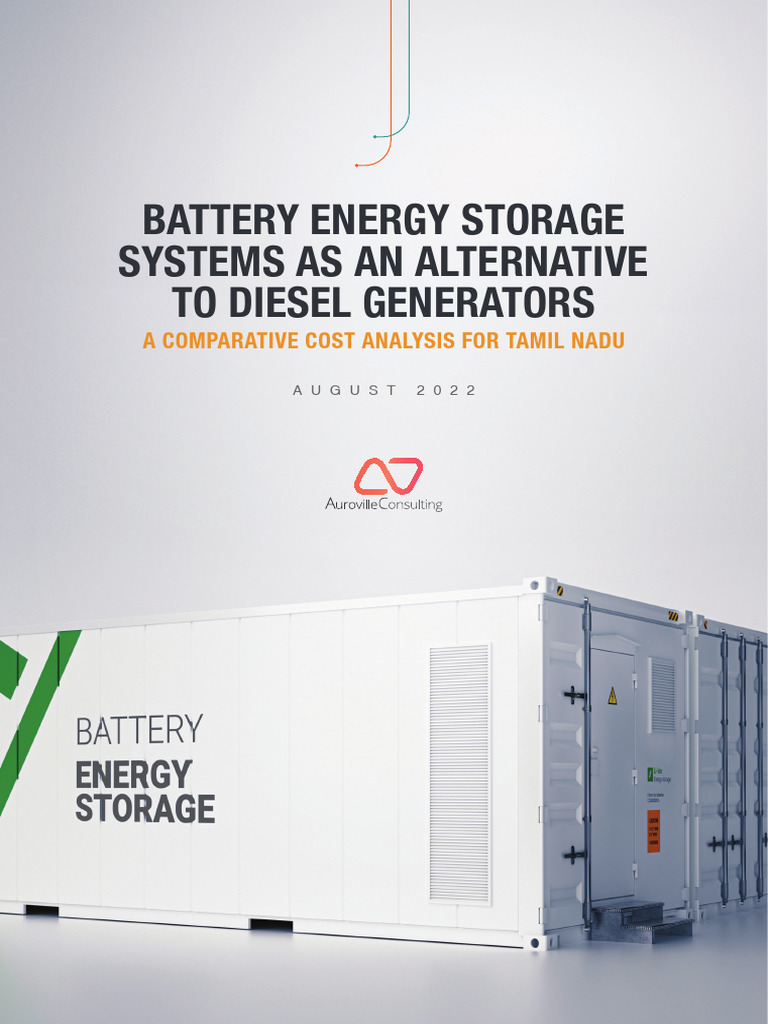 White Paper BESS As Alternative To DG Final 1 | PDF