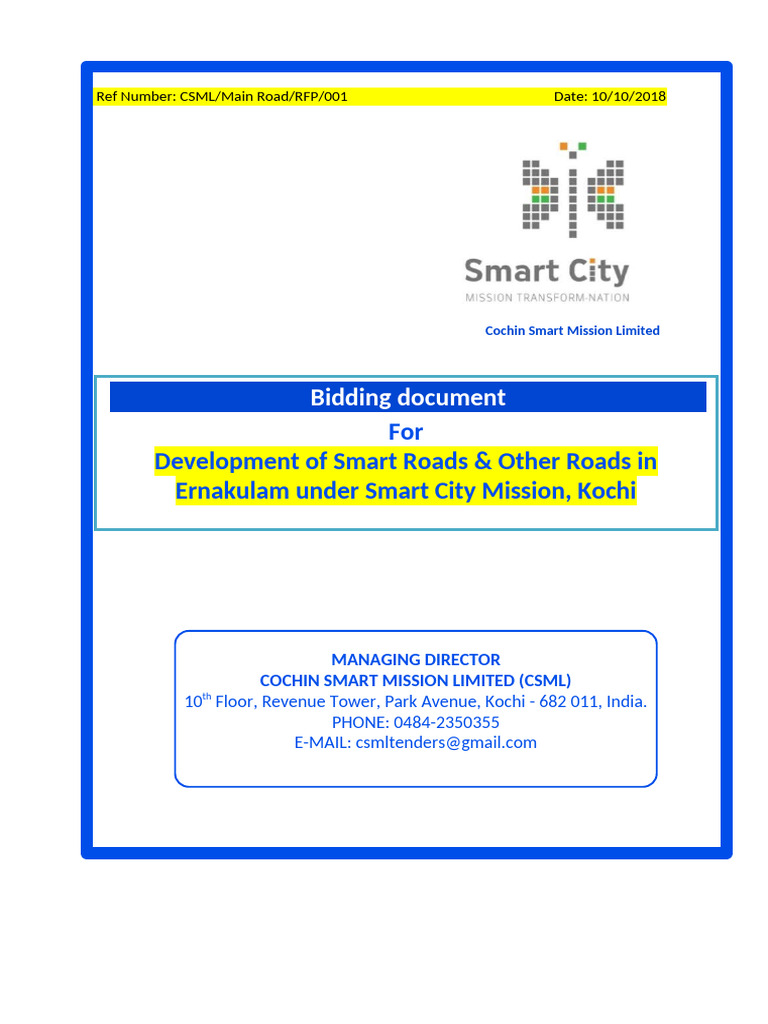 SBD of PWD Kerala For Works Below 5Cr | PDF
