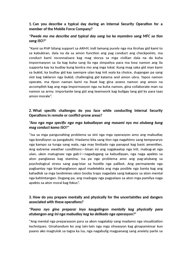 Subject 3 | PDF