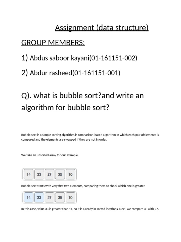Assignment Data Structure | PDF