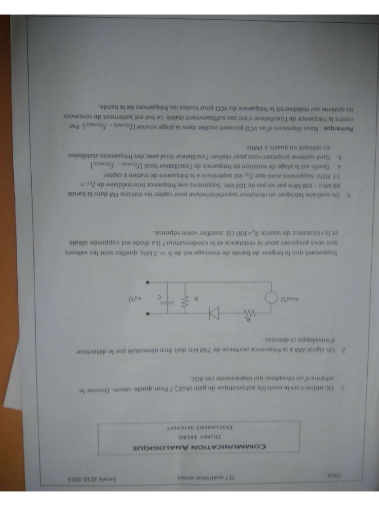 Analyse Numerique Annale 3/5 | PDF