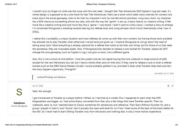 2referee Tools - Mongoose Publishing | PDF