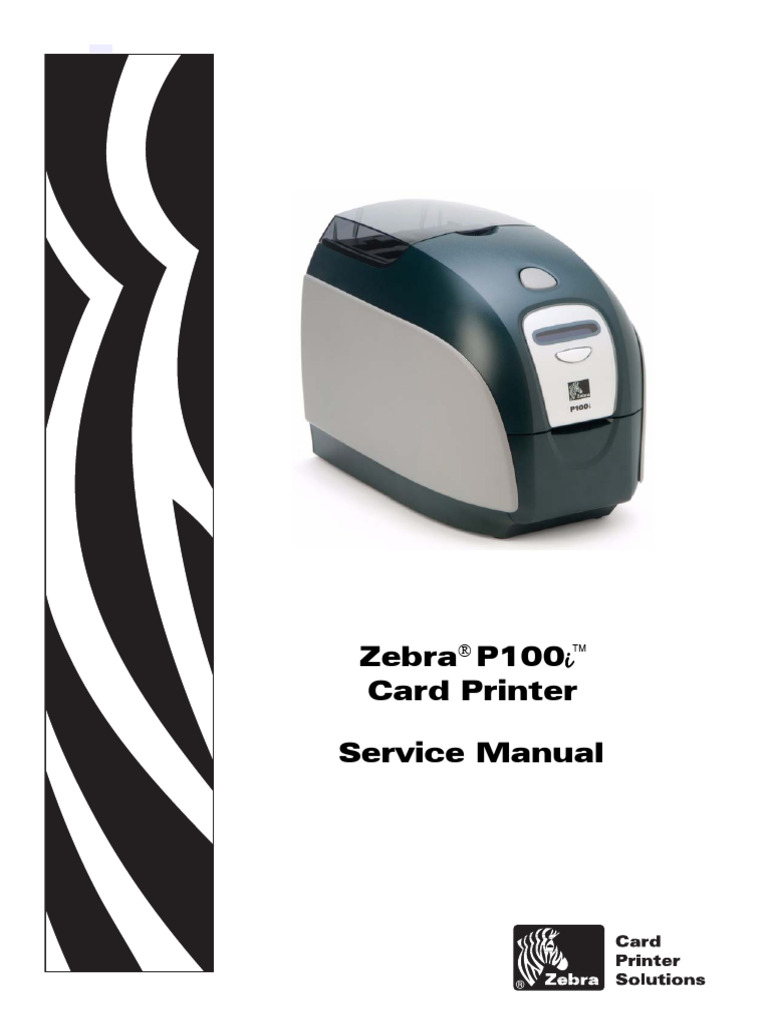 P100i Service Manual | PDF | Printer (Computing) | Computers