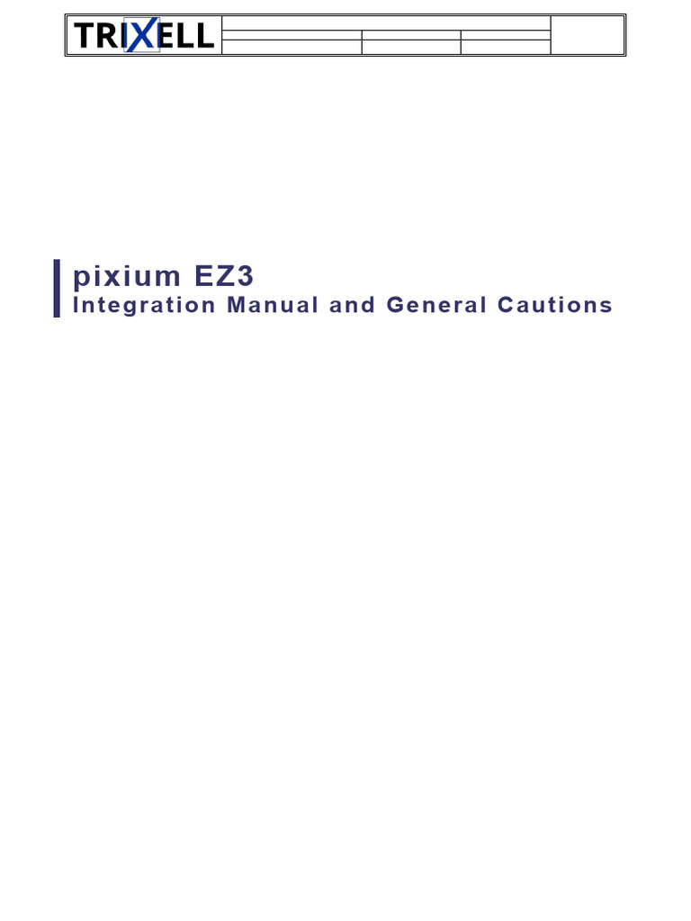 Pixium Ez3 | PDF