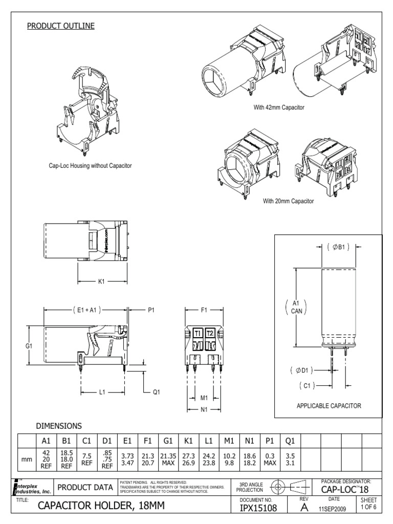 Cap Loc Application Notes | PDF