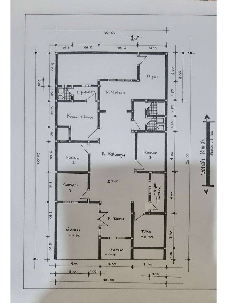 Denah Rumah Bariah | PDF