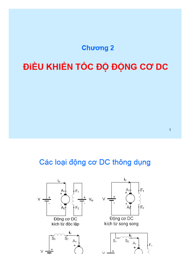 Chuong 2 - Dieu Khien Toc Do Cong Co DC (Compatibility Mode) | PDF