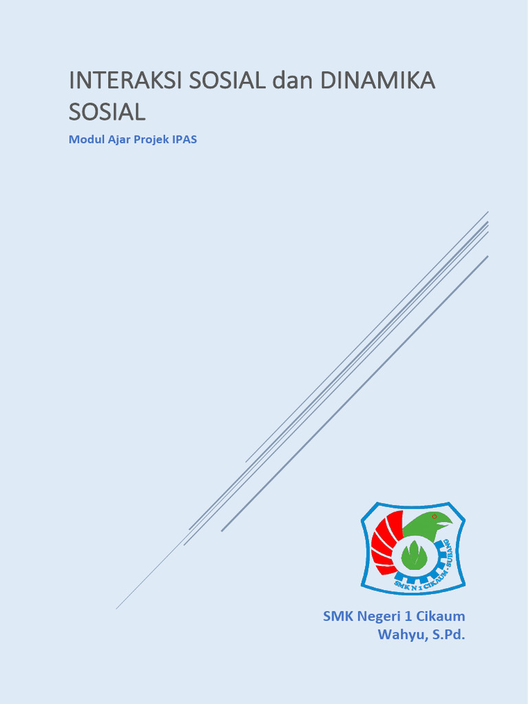 Modul Ajar IPAS Interaksi Sosial Dan Dinamika Sosial | PDF