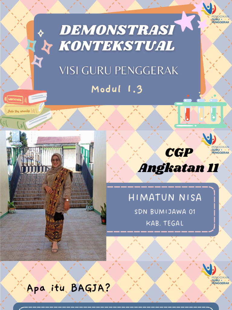 Demonstrasi Kontekstual Modul 1.3 - Himatun Nisa | PDF
