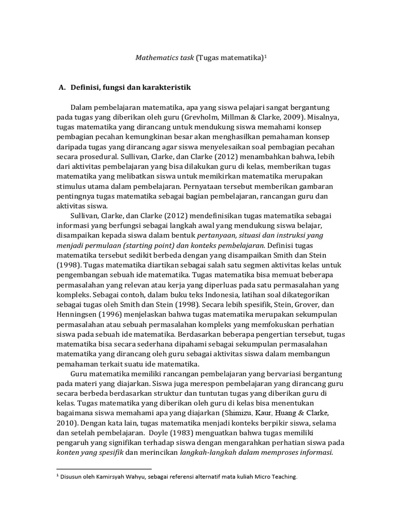 Mathematics Task | PDF