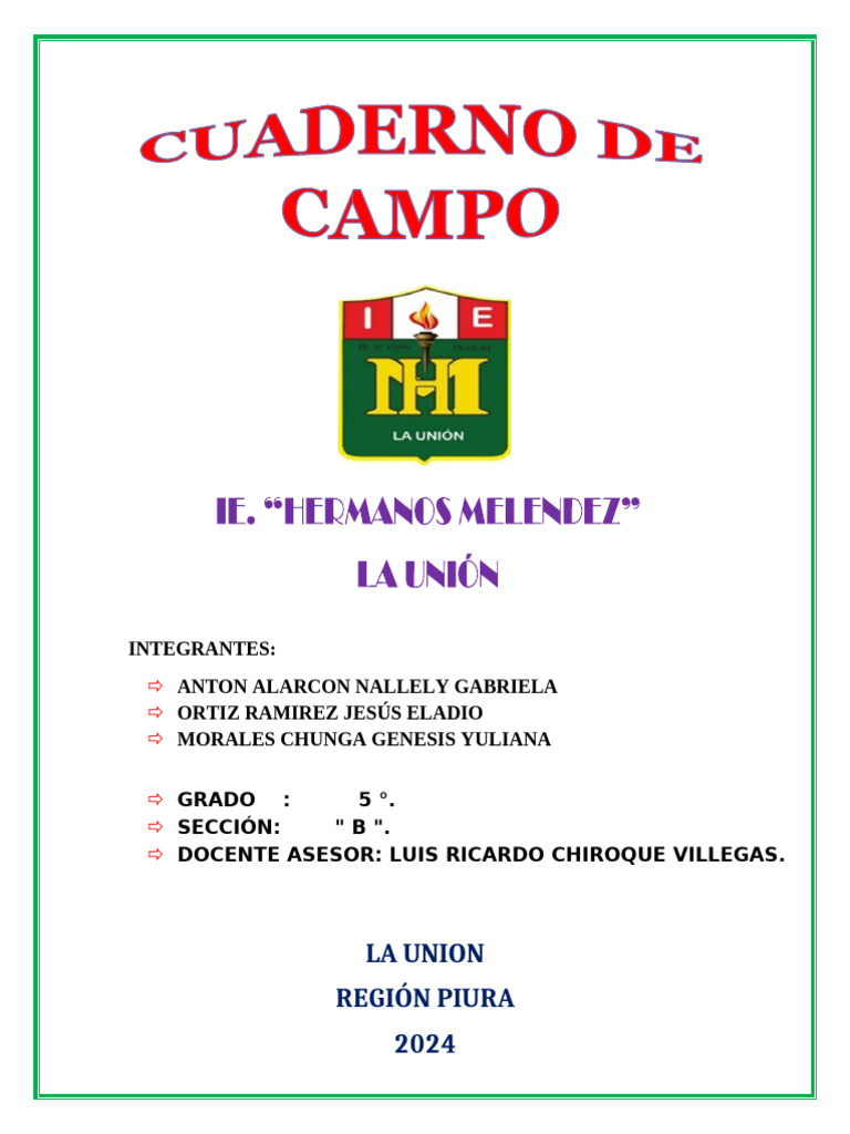 CUADERNO DE CAMPO Eureka 2024 | PDF | Fertilizante | Tecnología