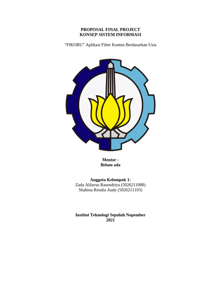 PROPOSAL FINAL PROJECT Bab 1 | PDF