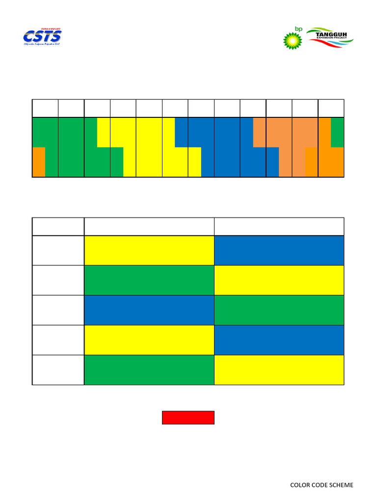 Example of Color Code Scheme in Project Site | PDF