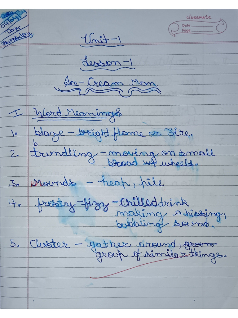 Class 5th English | PDF