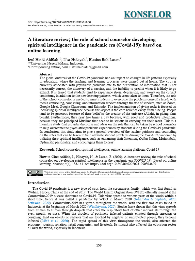 Edupsycouns Journal of Education - Psychology and Counseling | PDF