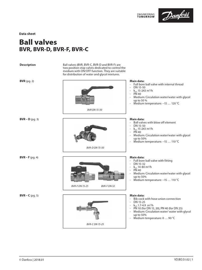 vdbos102_brass_ball_valves | PDF