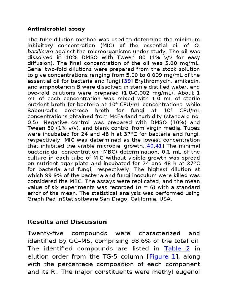 Antimicrobial Assay Pdf