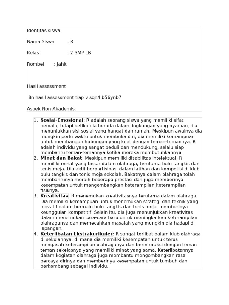 Tugas Tumbuh Kembang KKT Usman | PDF