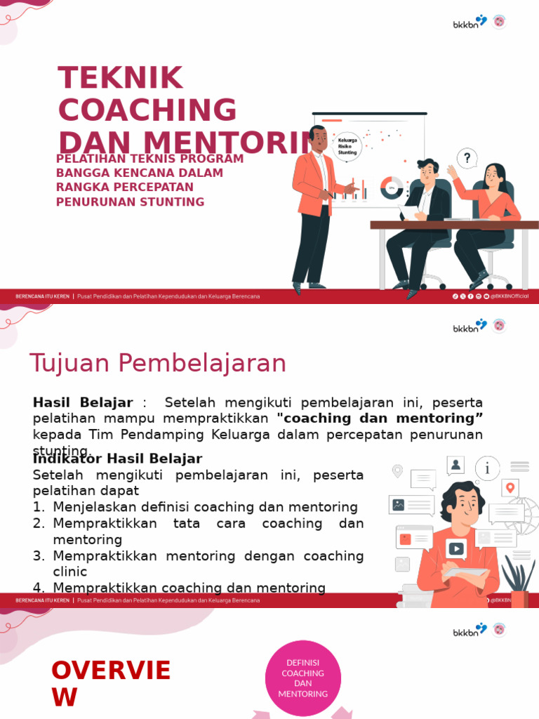 Bahan Tayang - Coaching Dan Mentoring | PDF