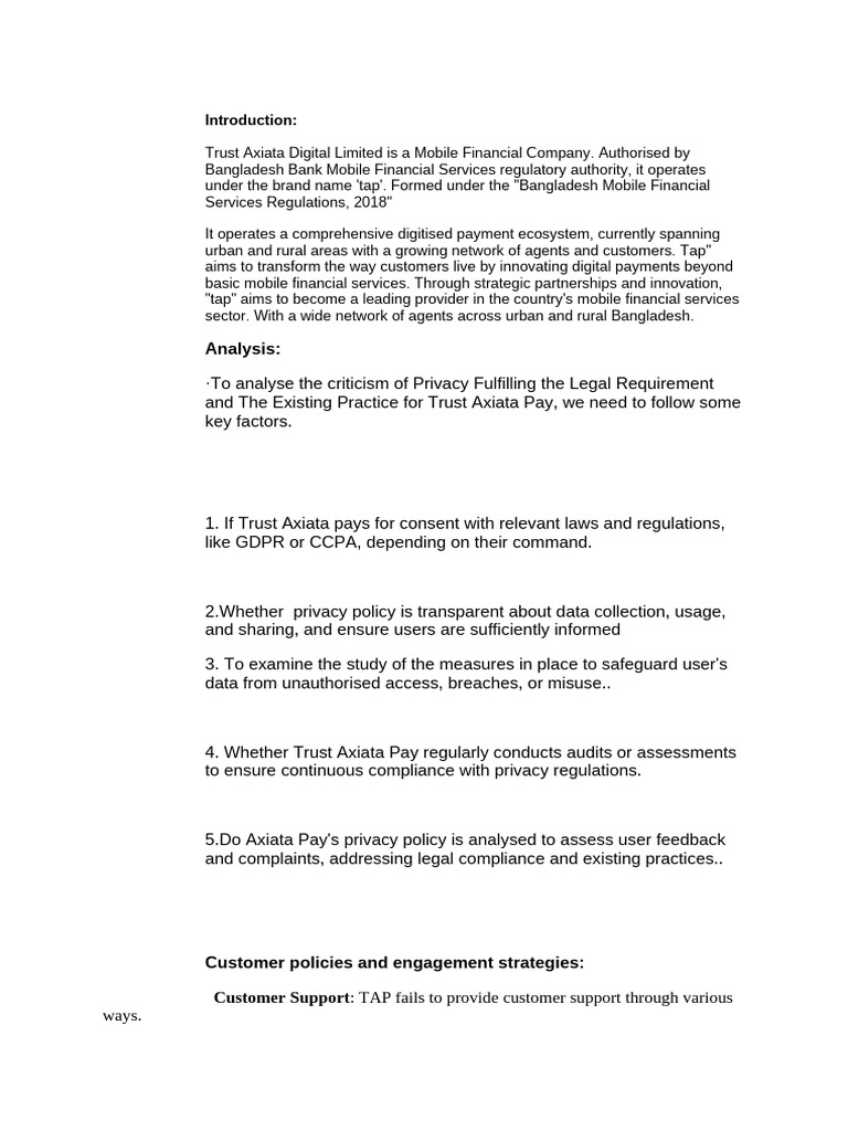 Mini Project 2 File | PDF | Privacy | Finance & Money Management