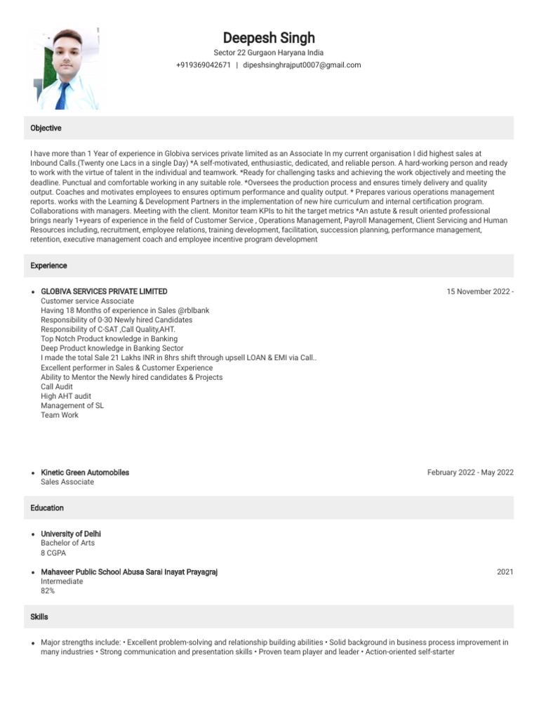 Deepesh CV | PDF Deepesh CV | PDF