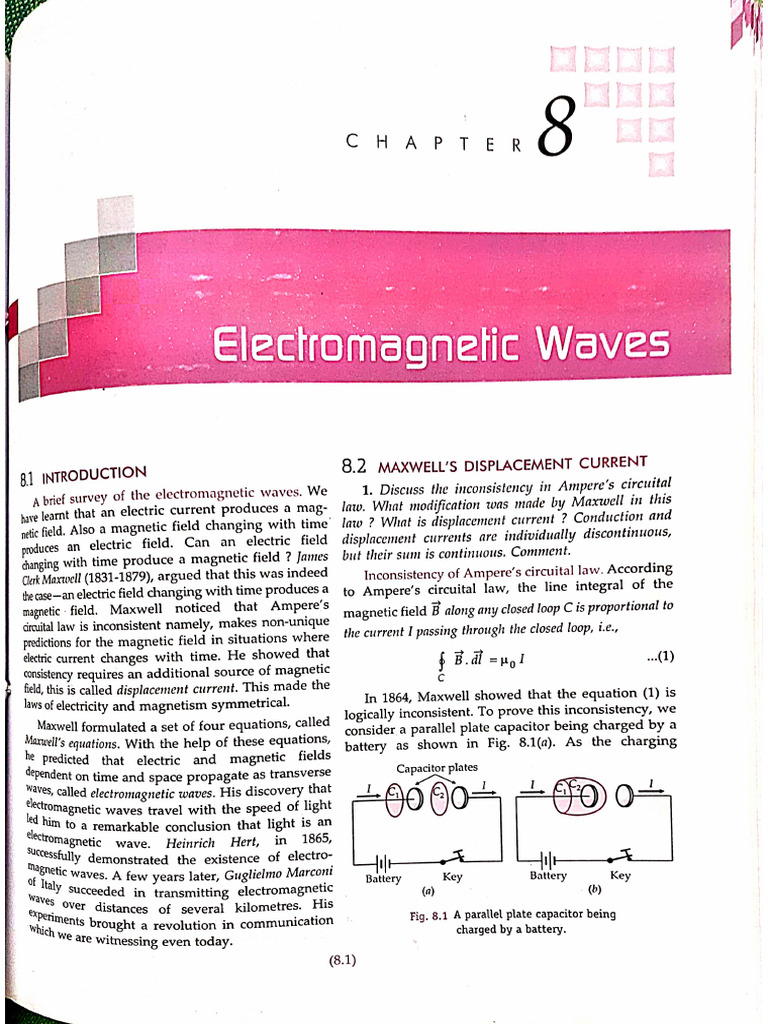 CH 8 - Electromagnetic Waves | PDF