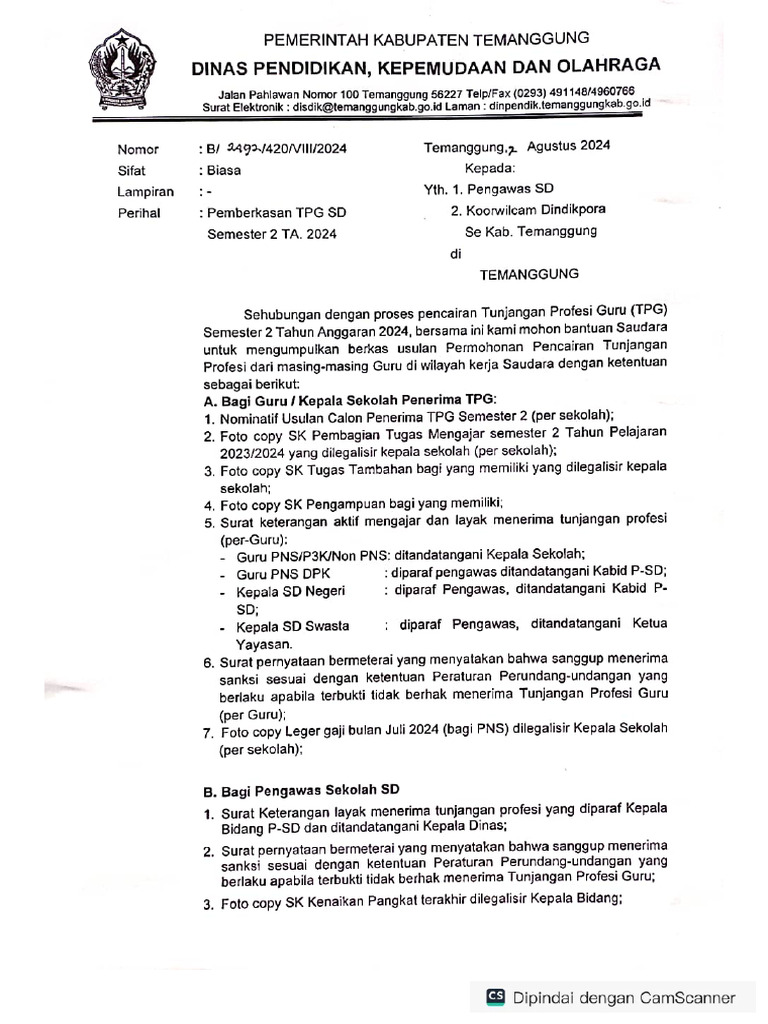 Pemberkasan TPG SMTR 2 | PDF